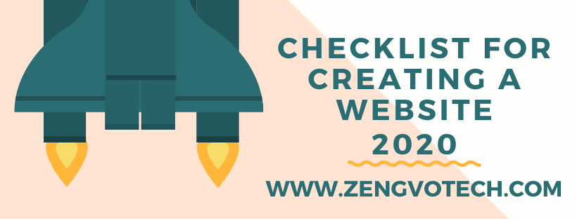 Checklist for Creating a Website 2020 | 51 Point covered | By Zengvotech